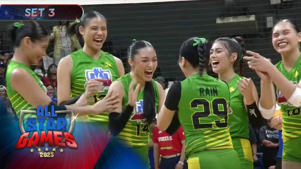 Women's Volleyball: Lady Setters vs. Lady Spikers | Set 3 | Star Magic ...